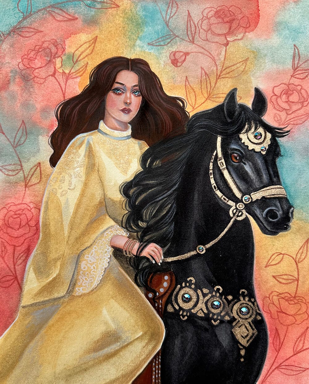 Aunia Kahn, Echoes of the Enchanted Elements - Original Painting – PxP ...