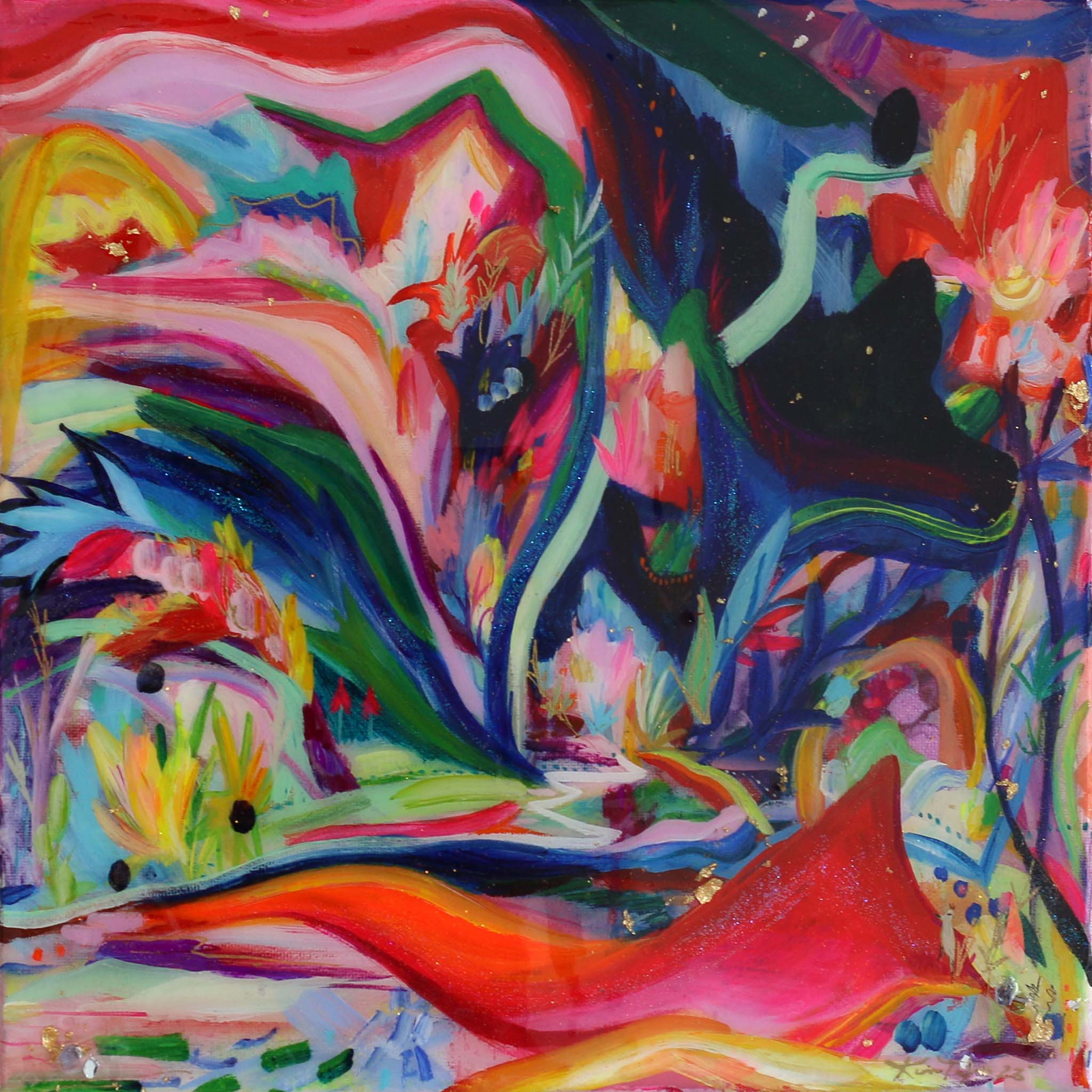 Kim Tateo, where attention goes - Original Painting – PxP Contemporary