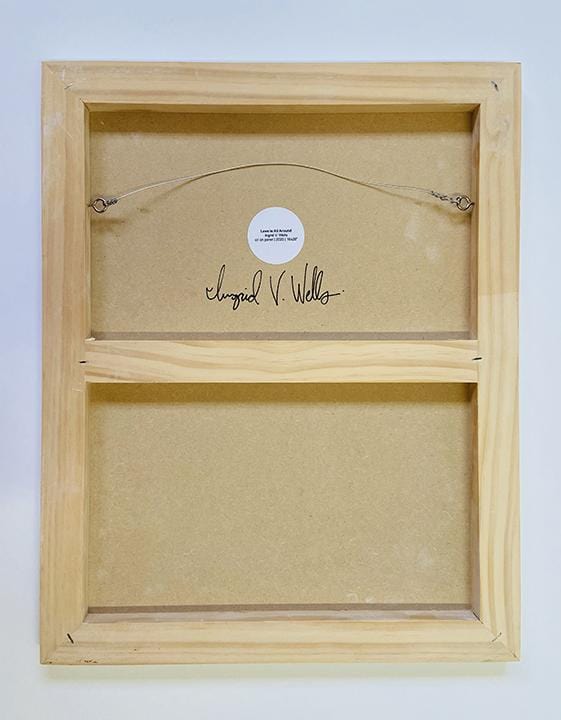 Ingrid V. Wells, Love is All Around - Original Painting – PxP Contemporary